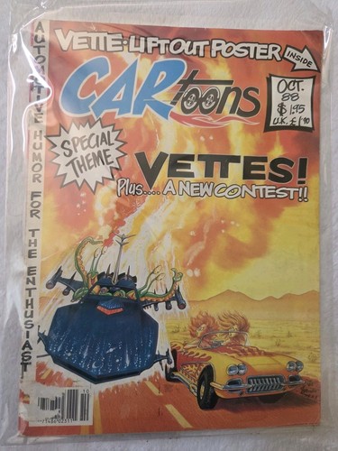 Vintage CarToons Magazine Comic October 1988 | eBay