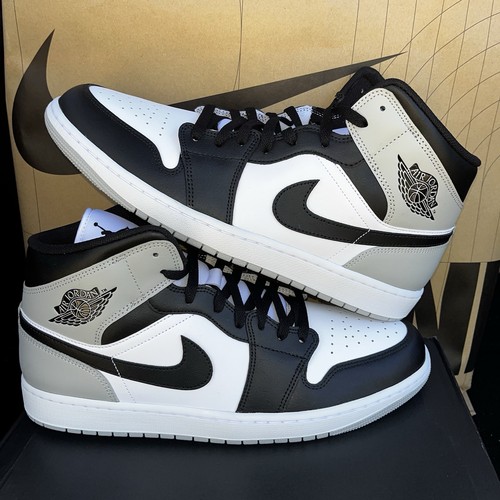 NEW Nike Air Jordan 1 Mid “Barons” White Smoke Grey NBY DQ8426 101 Men ...