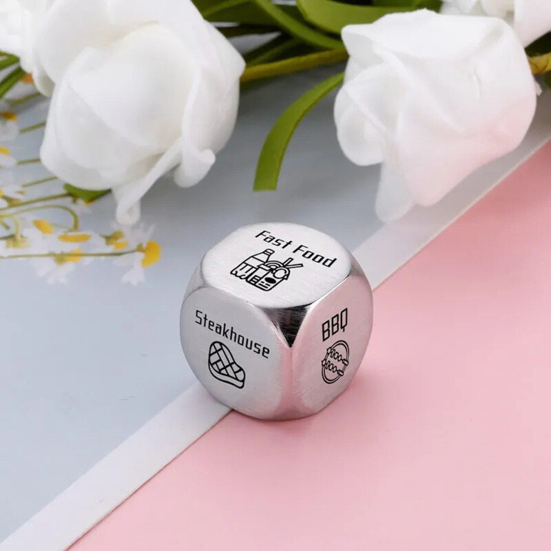Food Dice Personalized Custom Decision Dice Engraved Sushi BBQ Burgers ...