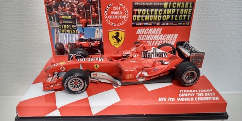 MICHAEL SCHUMACHER COLLECTION 1:43 FERRARI F2004 7th CHAMPION MARLBORO ...