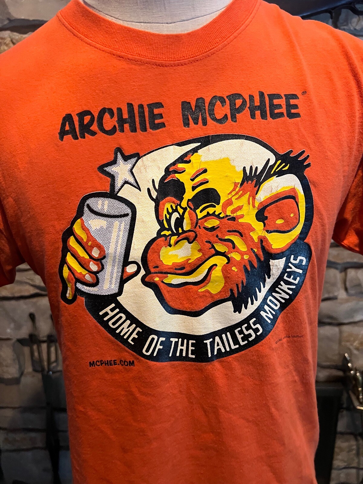 Rare Archie McPhee Home of the Tailess Monkeys 2002 O… - Gem