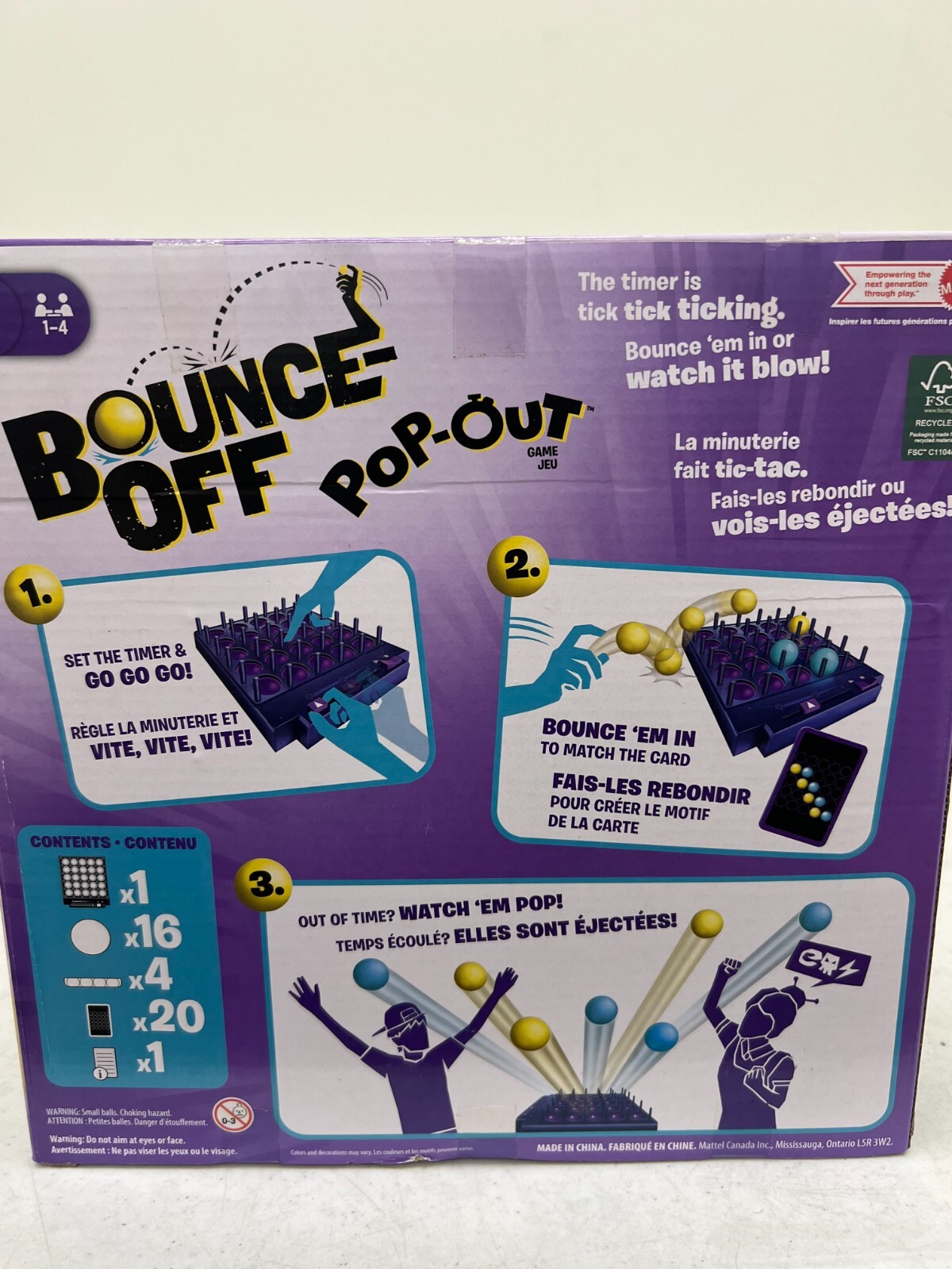 Bounce-Off Pop-Out Party Game for Family, Teens, Adults And Game Night ...
