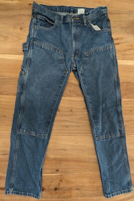 Key Logger Jeans Double Knee Mens 32x34 (34x32) Carpenter | eBay