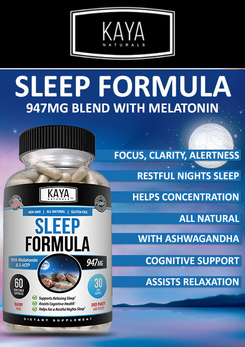 (2 Pack) Melatonin Plus Sleep Aid, Fall Asleep & Stay Asleep, Sleep ...