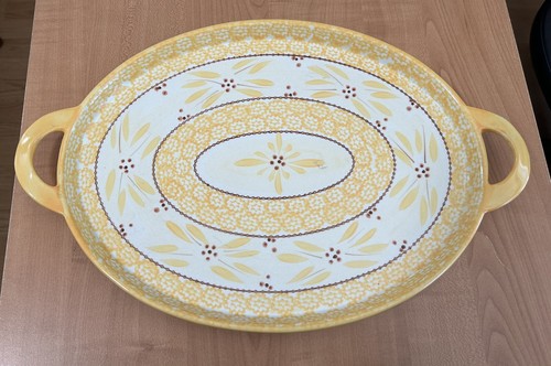 temptations bakeware presentable ovenware old world yellow Tara oval ...