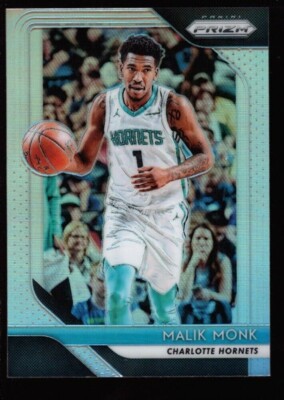 MALIK MONK HORNETS MINT PRIZMS FAST BREAK REFRACTOR SP 2018-19 PANINI ...