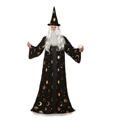 Celestial Wizard Robe Adult Black Halloween Tunic | eBay
