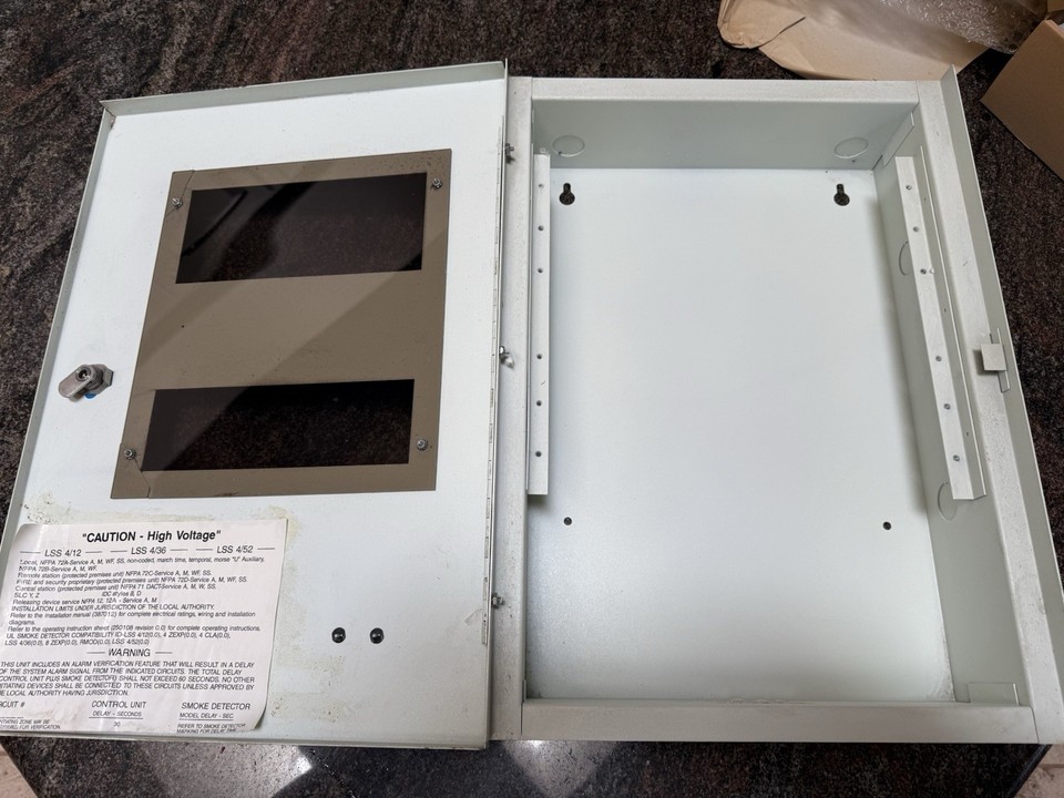 Edwards est lss4/12 fire alarm control panel new | eBay
