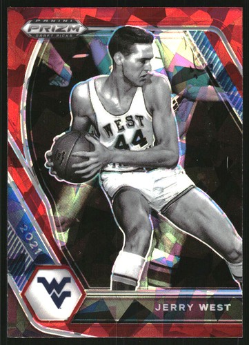 2021-22 Panini Prizm Draft Picks Prizms Red Ice #100 Jerry West | eBay