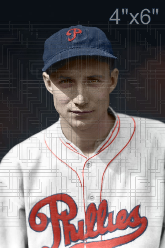Bucky Walters - 1935 Philadelphia Phillies - choose a style - colorized ...