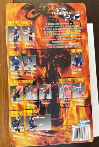 VINTAGE 1997 POWER ARM TERMINATOR 2 Battle Across Time 3-D FIGURE ...