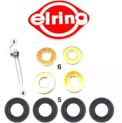ELRING BMW N47 Injector O Ring Leak Off Seals & Washers N47D20C Engines ...