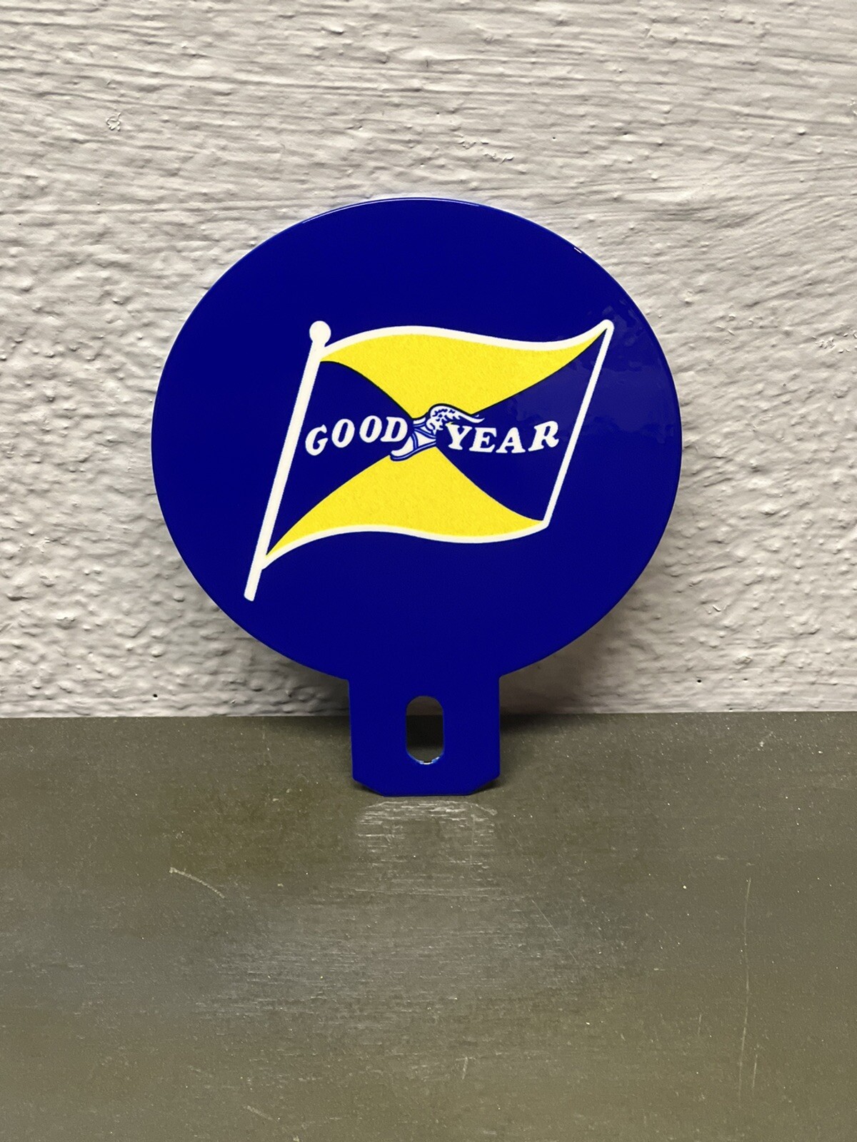 Goodyear Metal Plate Topper Sign Tires Sales Service Gas Oil Garage ...