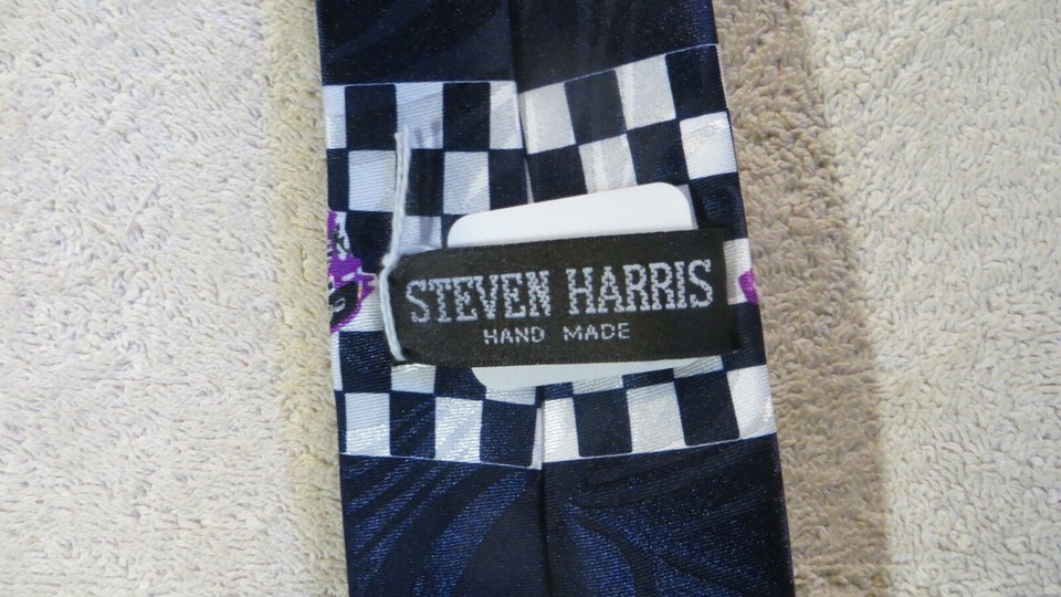 Men's Designer Ties 100% Polyester Hand Made Steven Harris Racing | eBay