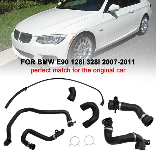 Radiator Coolant Water Hose Pipe Kit (7 Hoses) For BMW E90 128i 328i ...