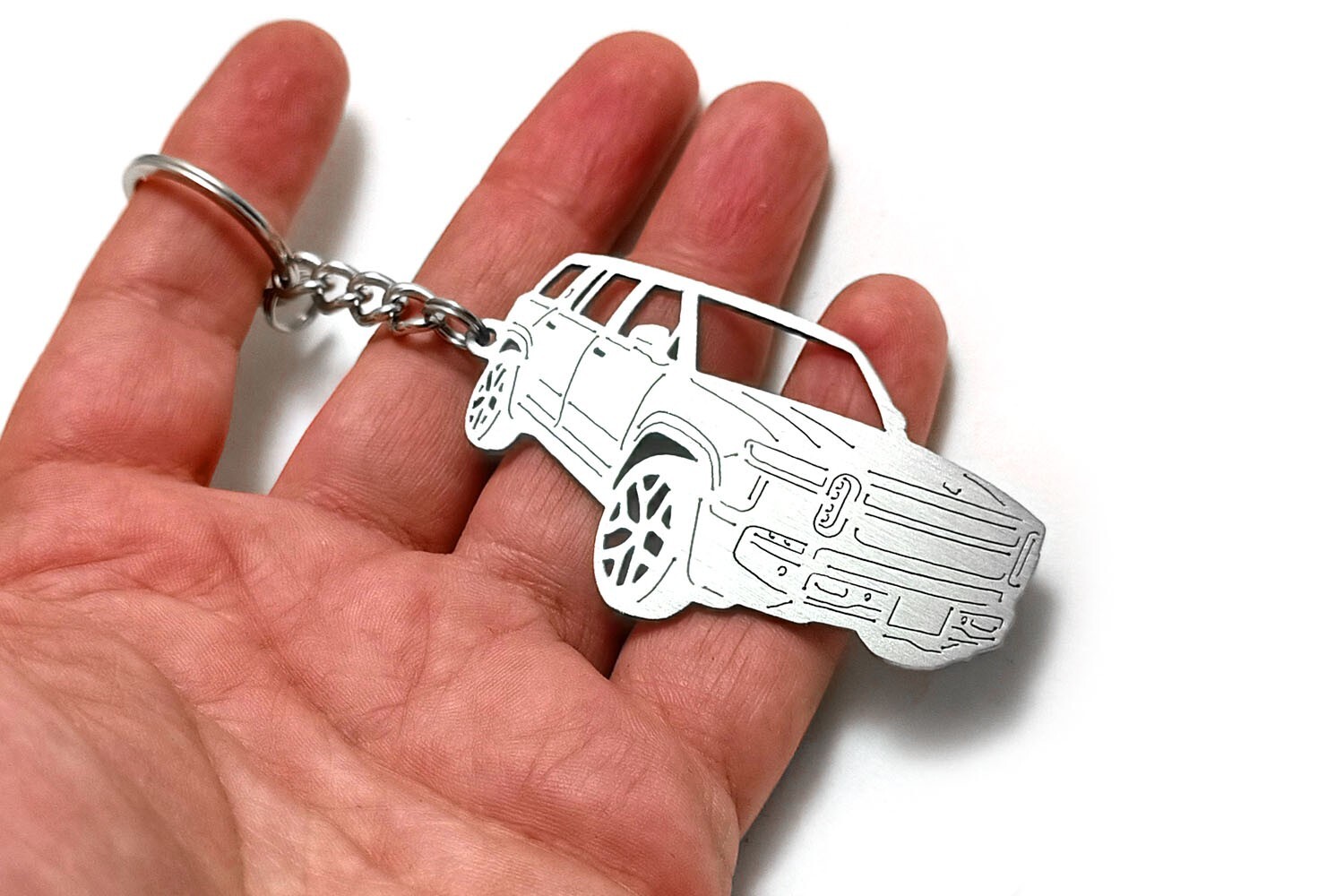 Stainless Steel Keychain 3D Car Body Key Ring fit Rivian R1S | eBay