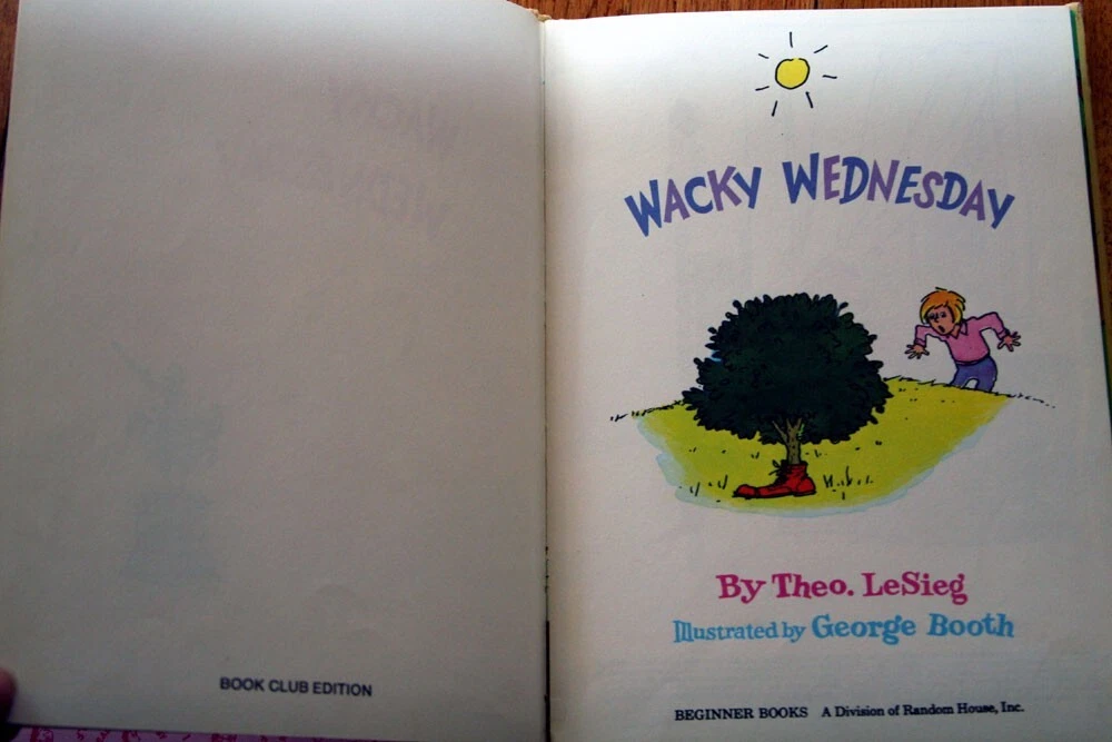 Wacky Wednesday Book Cover