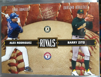 2004 Donruss Leather & Lumber Alex Rodriguez/Barry Zito Rivals /2499 | eBay
