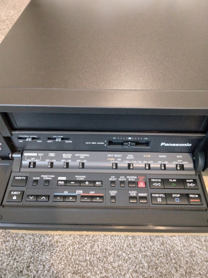*NEW* Panasonic AG-1970P AG-1970 6-Head Hi-Fi Editing Super S-VHS VCR ...