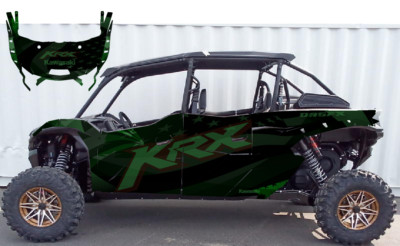 2020 - 2024 Kawasaki Teryx KRX 4 Door 1000 Graphic Kit-Pro Edition D69 ...