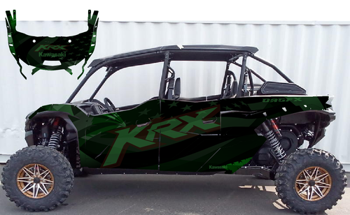 2020 - 2024 Kawasaki Teryx KRX 4 Door 1000 Graphic Kit-Pro Edition D69 ...