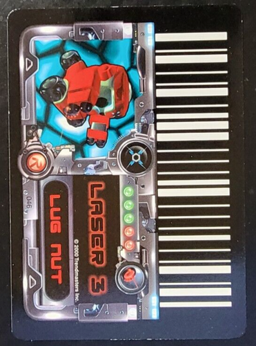 Rumble Robots - Power Cards - Laser 3 - Lug Nut | eBay