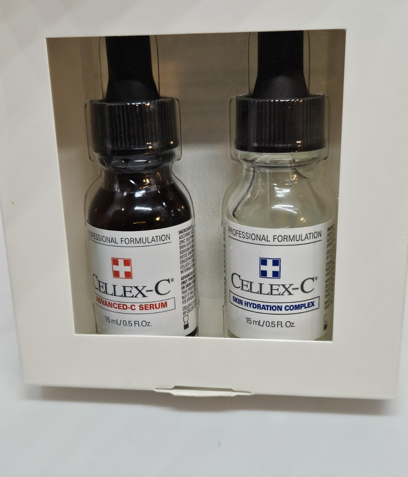Cellex-C 2-Step Starter Kit Advanced-C Serum & Skin Hydration Complex ...
