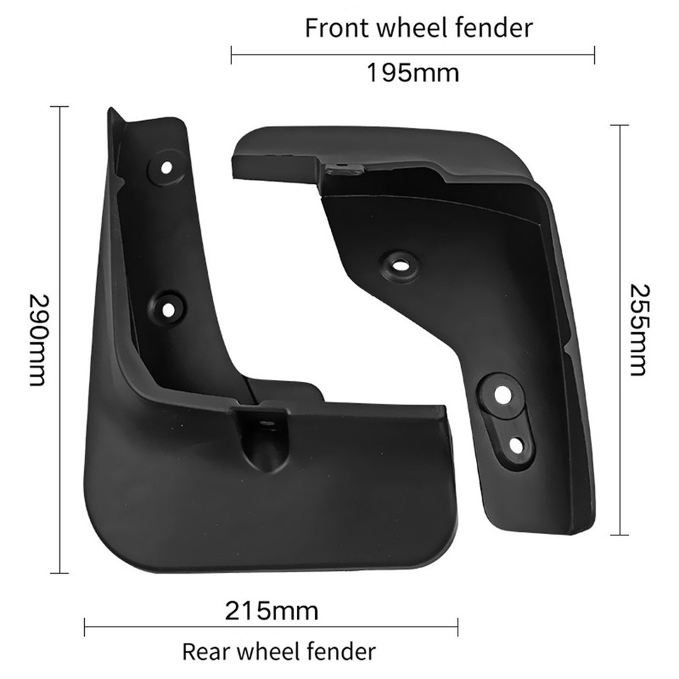 4PCS Car Mudguard Mud Flaps Splash Mud Guard for -5 2022 2023 Car9184 ...