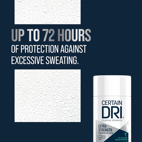 Certain Dri Extra Strength Clinical Antiperspirant Solid Deodorant ...