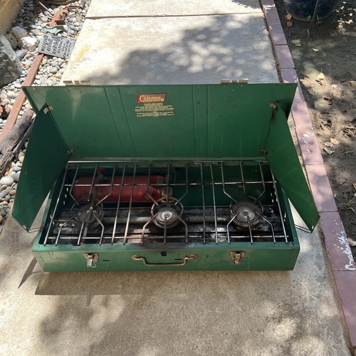 1973 Vintage Coleman Model 426D USA 3-Burner Camp Stove - | eBay