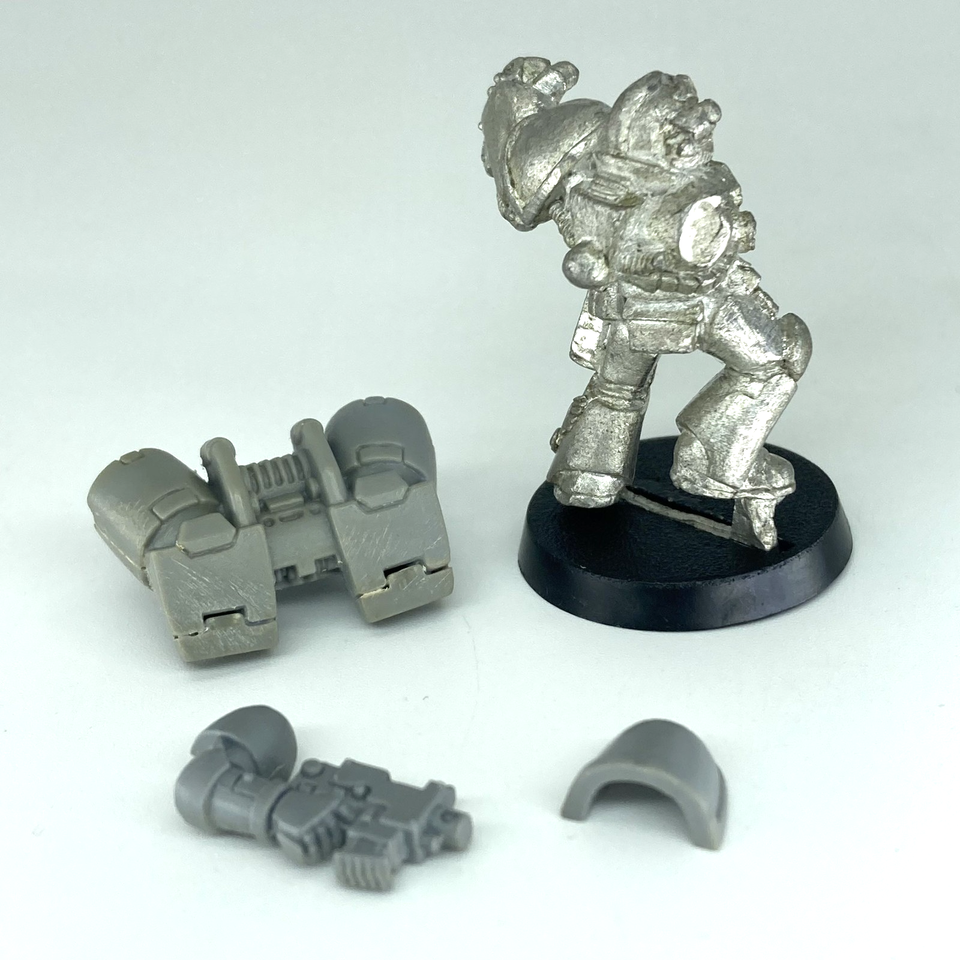 Jump Pack Sergeant Space Marines - Warhammer 40k Classic Metal X2537 ...
