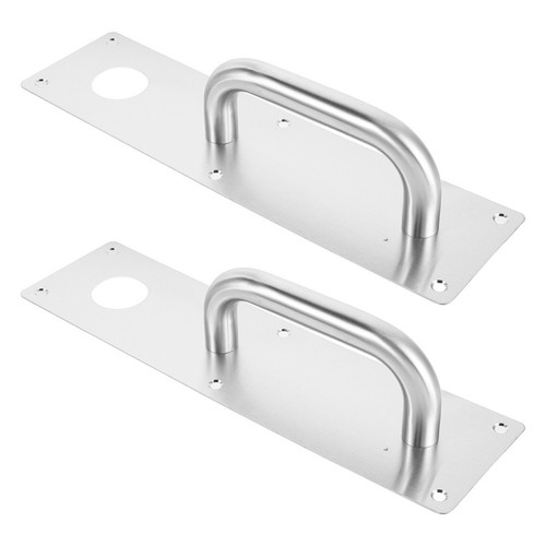 2pcs Stainless Steel Door Handle - 11.79x3.14x2.55'' Pull Push Plate ...