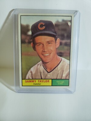 1961 TOPPS Baseball # 253 - Sammy Taylor - Chicago Cubs | eBay