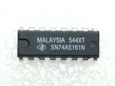 SN74AS161N TI IC SYNC 4-BIT BIN COUNTER 16-DIP 4 PIECES | eBay