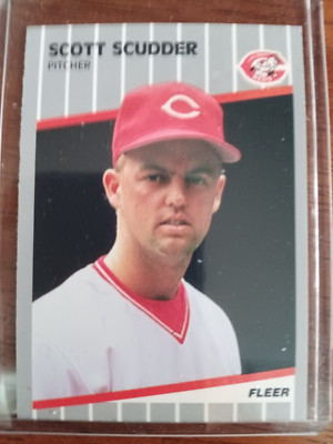 SCOTT SCUDDER REDS 1989 FLEER UPDATE BASEBALL CARD #U-87 | eBay