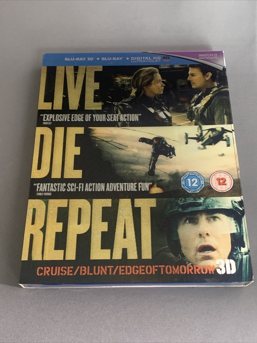 Edge Of Tomorrow Blu Ray Cover