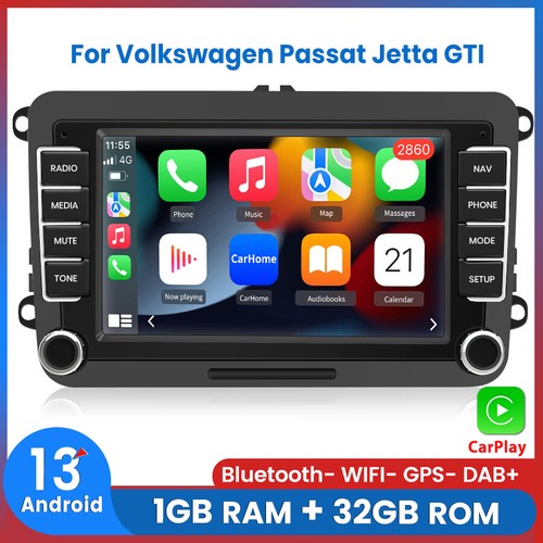 For Volkswagen Passat Jetta GTI Android 13 Carplay Car Radio Stereo GPS ...