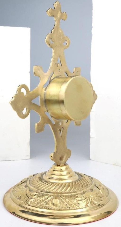 Lot of 3 Ornate Solid Brass Reliquaries for Relic Display in Churches ...