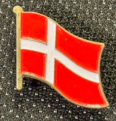 Vintage MILITARY PIN Denmark FLAG B1-2 | eBay