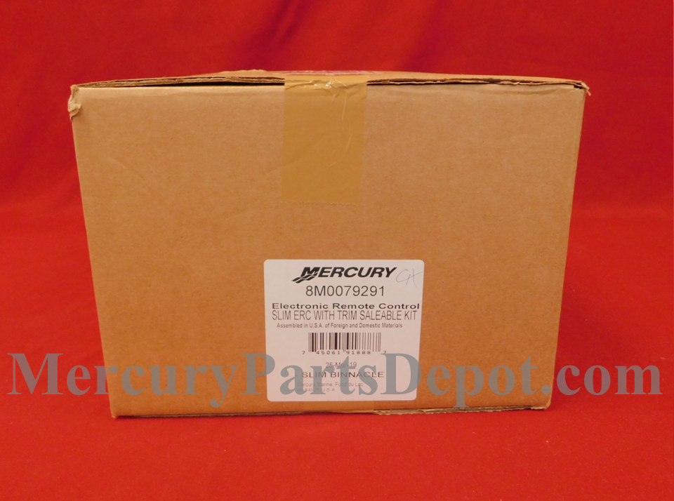 Mercury Single Slim Binnacle DTS Electronic Remote Control - Part ...