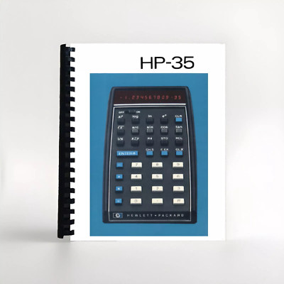 Manual for Hewlett Packard HP 35 Calculator | eBay
