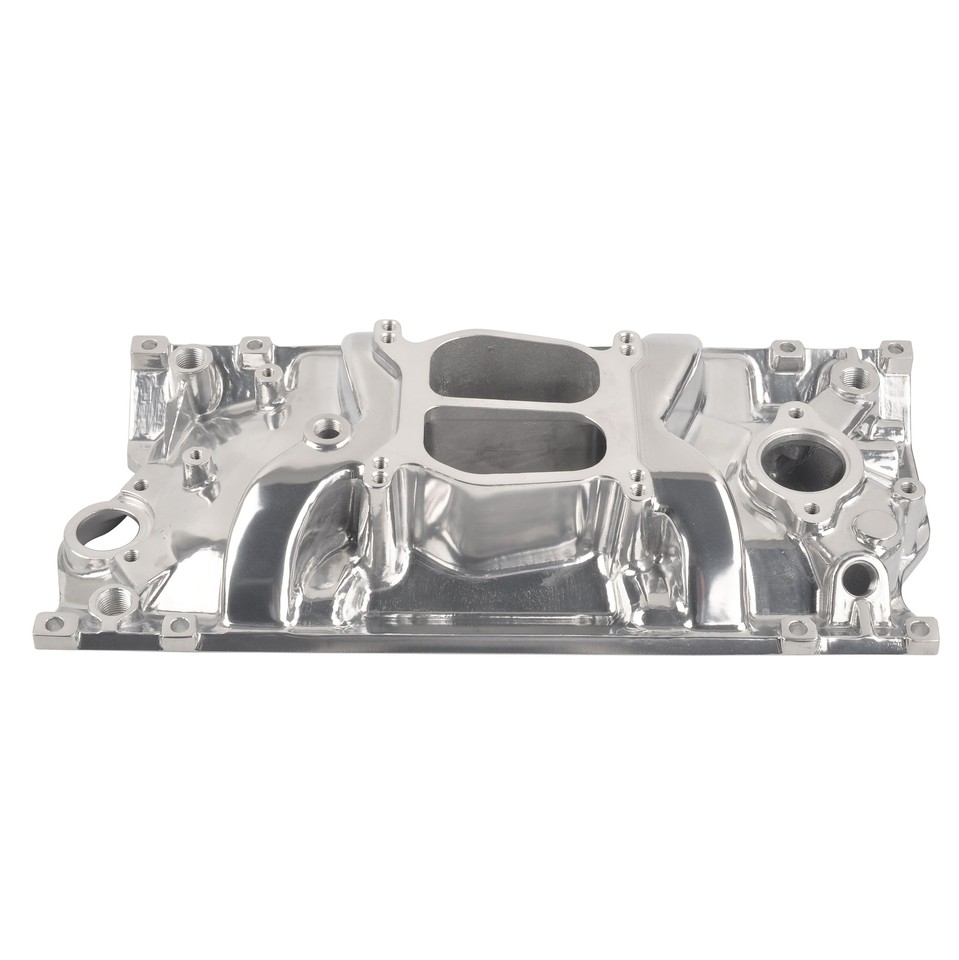 Polished Intake Manifold Dual Plane Aluminum for 1996-2002 SBC Chevy ...