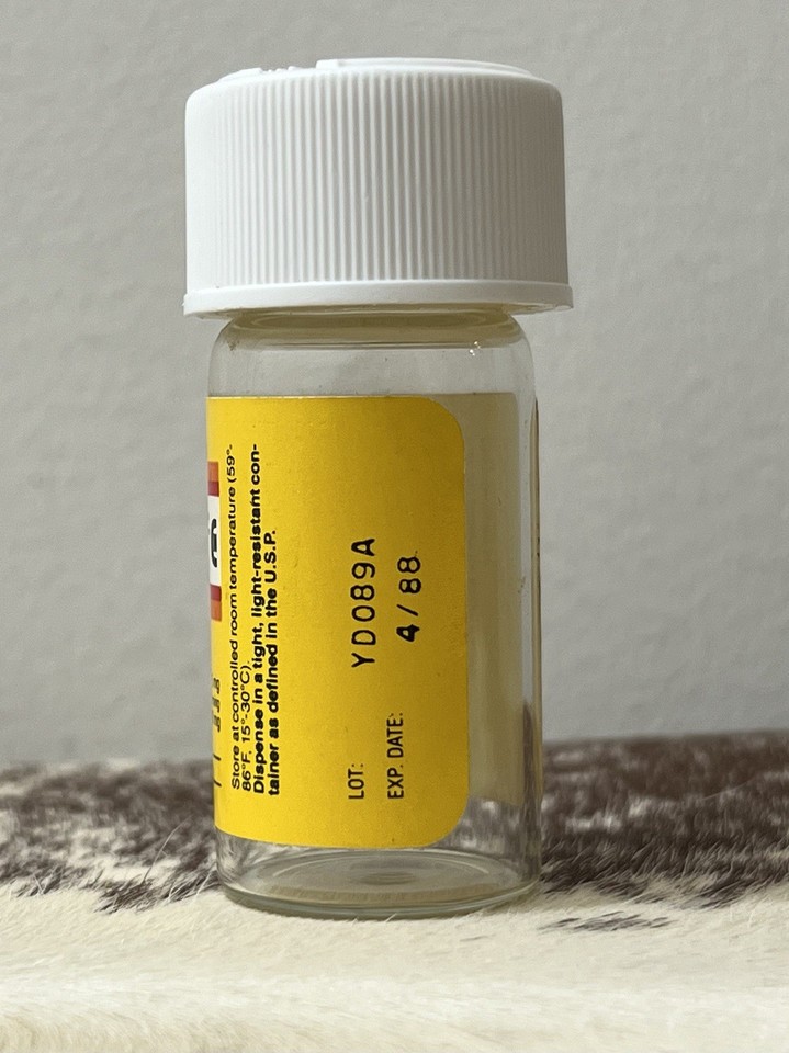 Vintage DuPont Zydone Empty Glass Sample Bottle - Rare Pharma | eBay