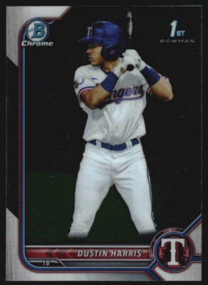 2022 Bowman Chrome Prospects Dustin Harris #BCP119 RC First 1st MINT ...
