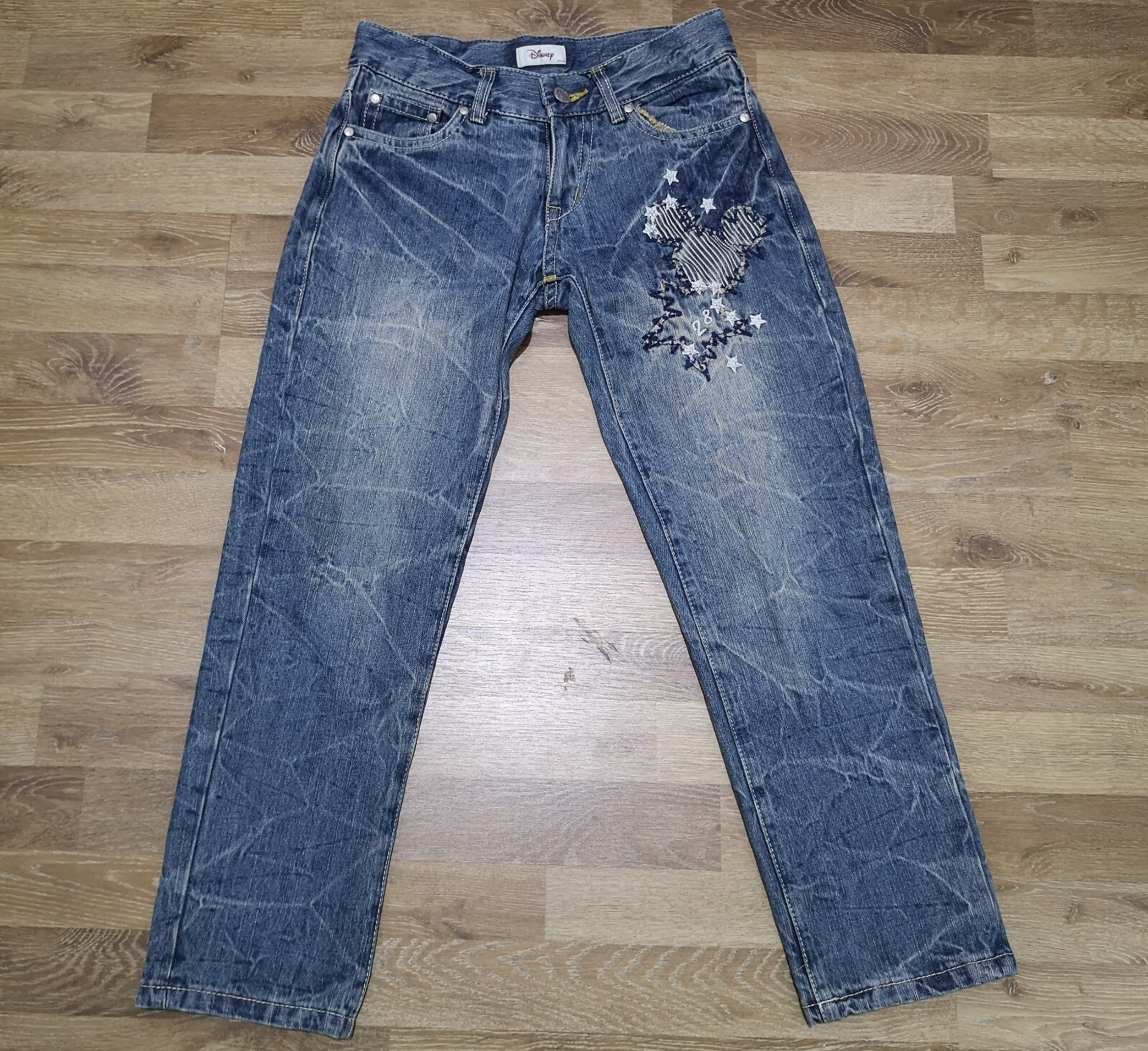 Distressed Vintage Disney Mickey Mouse Embroidery Sas… - Gem