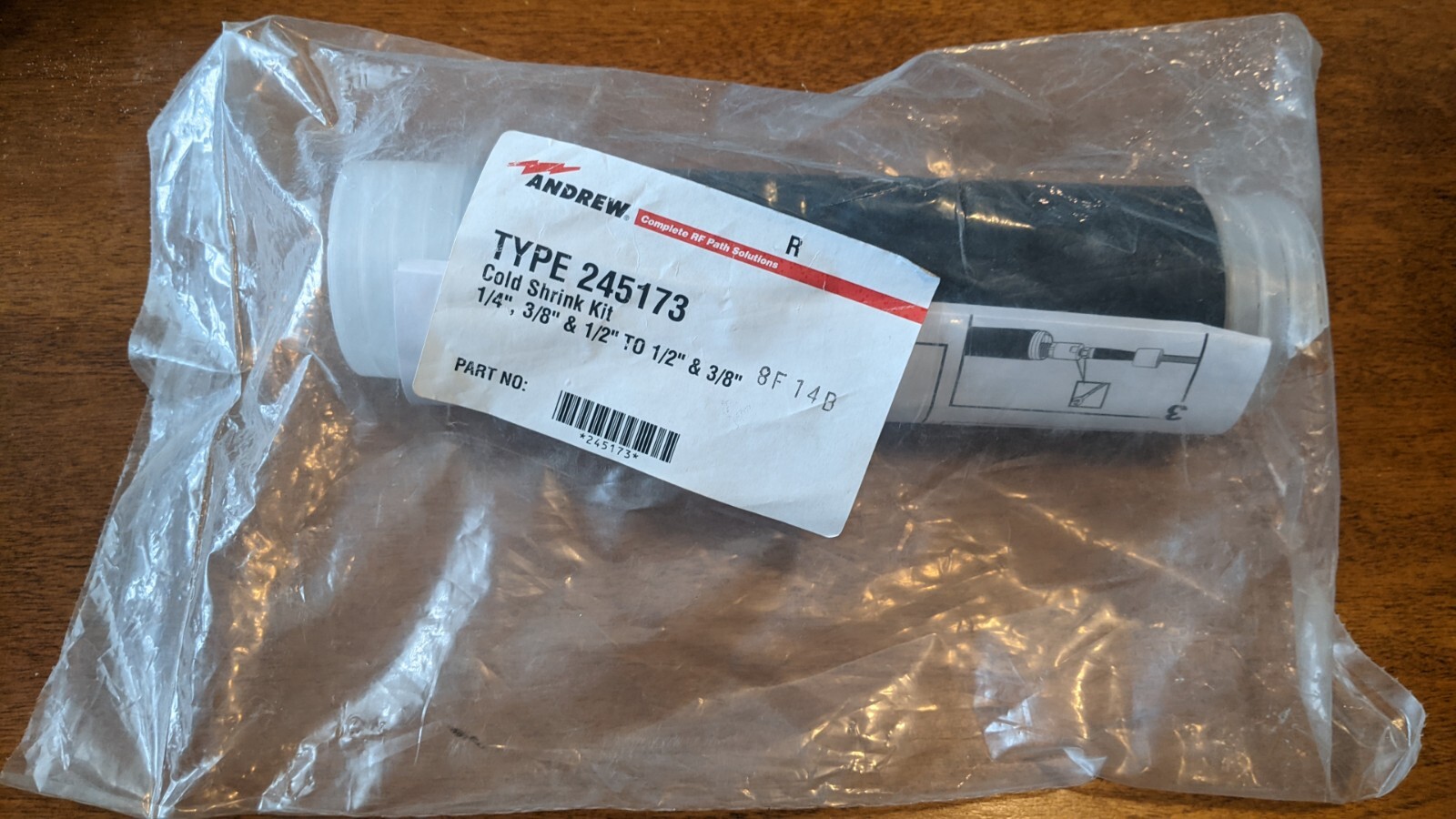 COLD SHRINK WEATHERPROOFING COAXIAL CABLES TYPE 245173 W272 | eBay