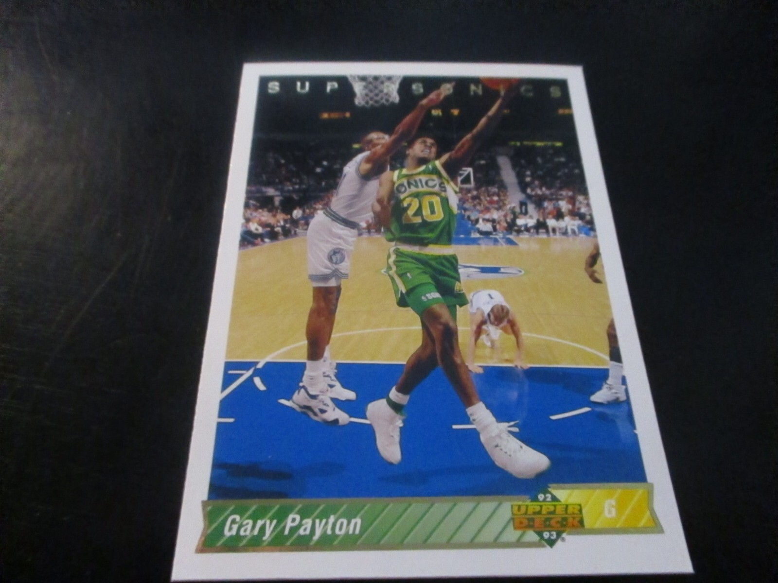 GARY PAYTON (seattle supersonics - guard) 1992/93 upper deck card #158 ...