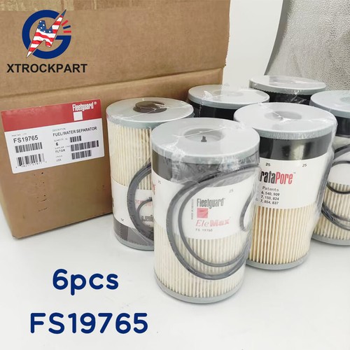 6X Fleetguard FS19765 Cummins Fuel/Water Separator New and Genuine Free ...