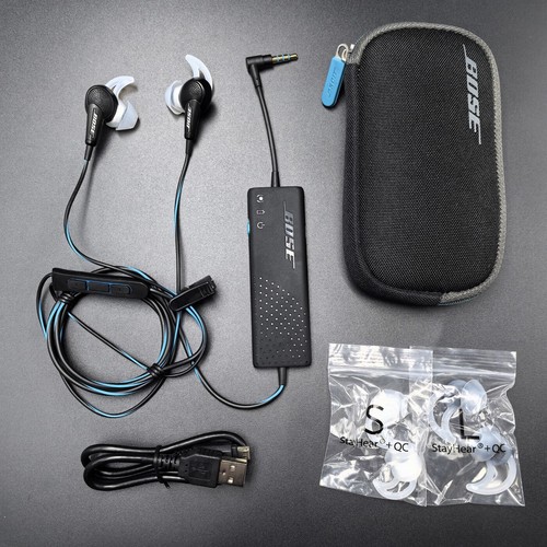 Bose QuietComfort 20 Headphone Noise Cancelling QC20 Earbuds Black For ...