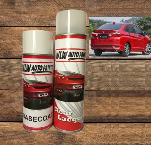 FOR HONDA PASSION RED R539P 2K SOLVENT BASECOAT MIXED AEROSOL SPRAY ...